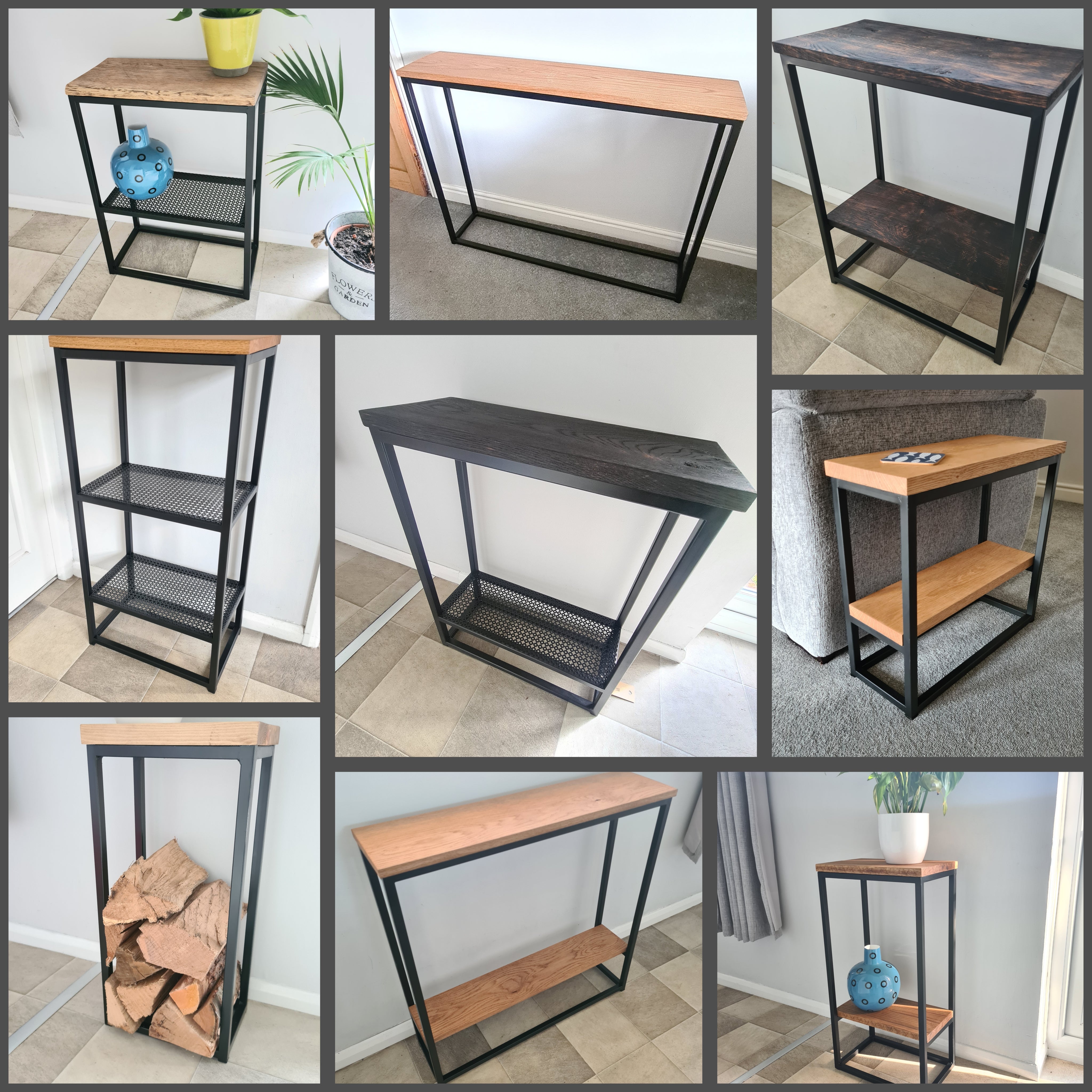 Side Tables – Oak&Steel