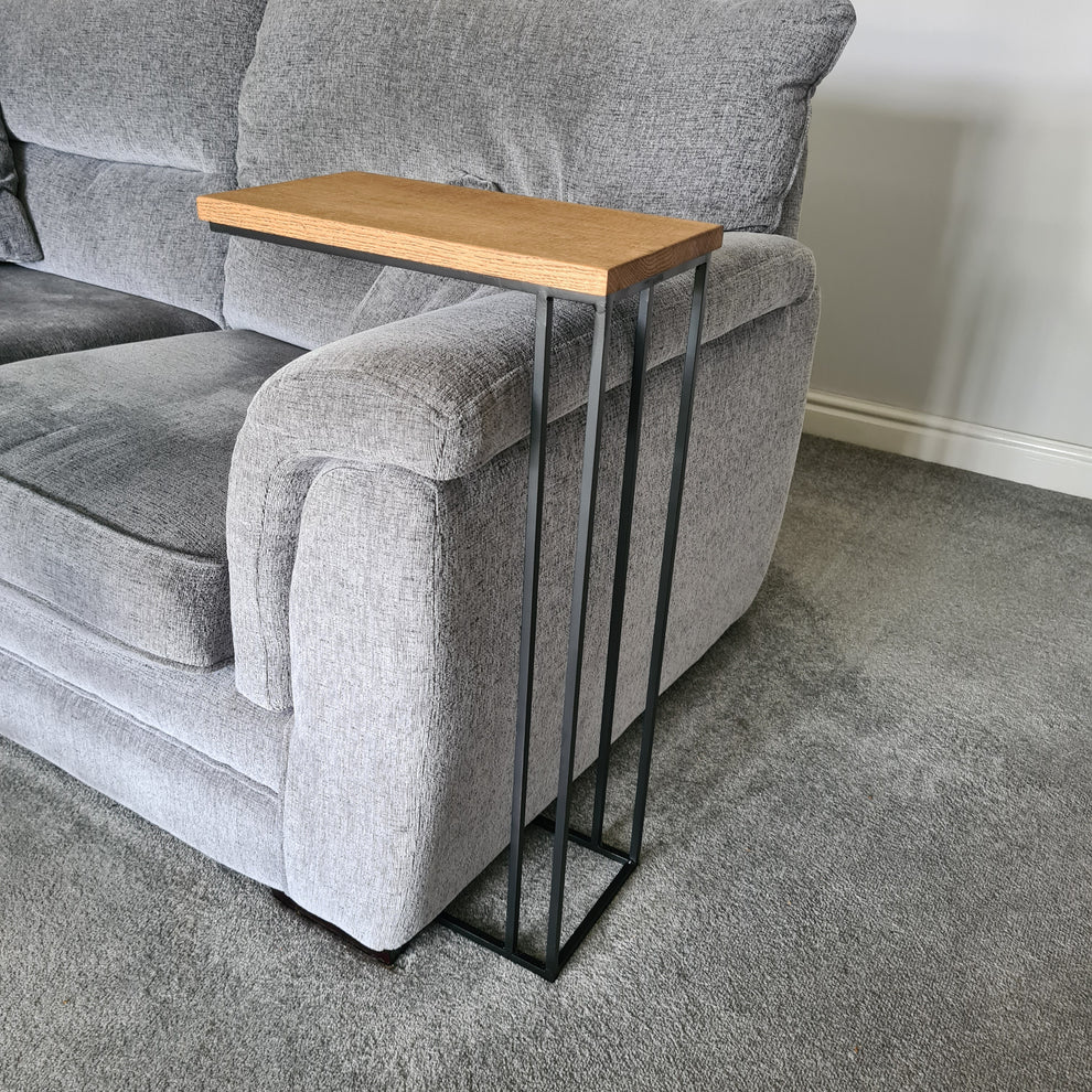 Metal Sofa Side Table | Industrial Style Living Room Furniture | Bespo ...